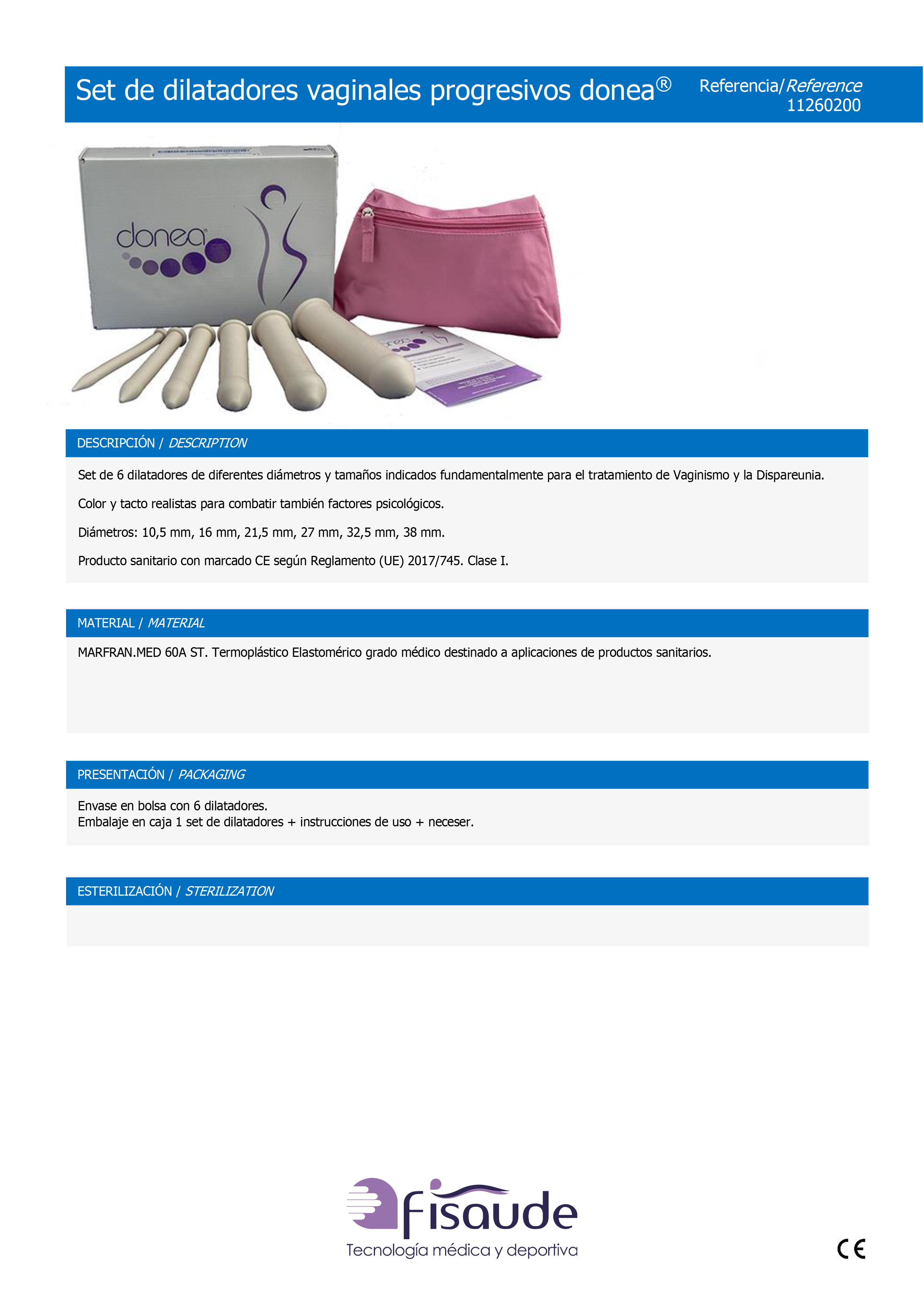 Donea® Progressive Vaginal Dilator Set - Fisaude Store