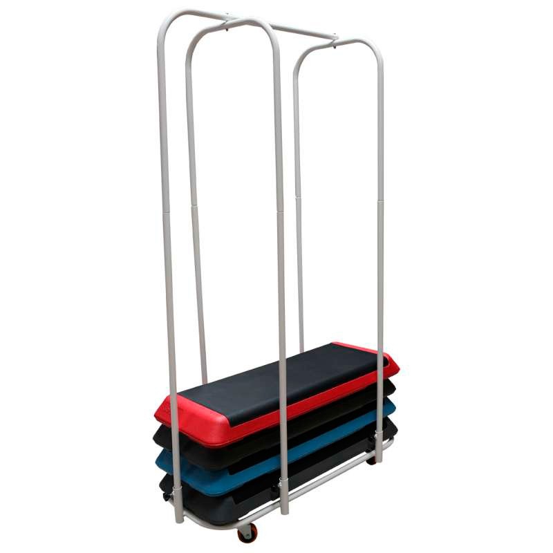 Trolley for step boards - Steps - Group classes - Aerobics, fitness and ...