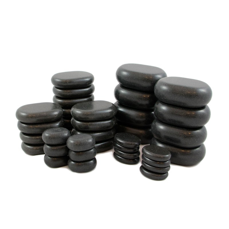 Basalt breathe hot stones: ideal for massages and therapies - Fisaude Store