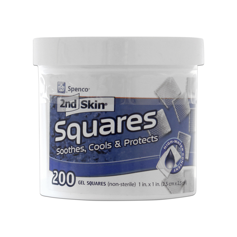 Second Skin Gel Squares (200 2.5 x 2.5cm squares) - Fisaude Store