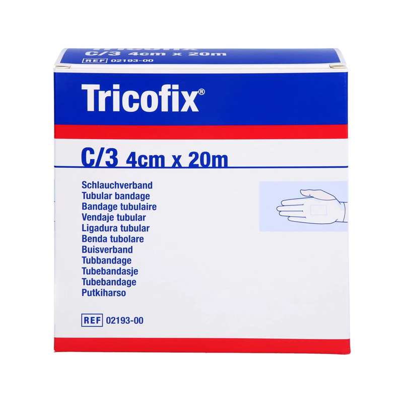 Tricofix C3 Hands and Small Limbs: 100% cotton extensible tubular bandage (4.30 cm x 20 meters ...