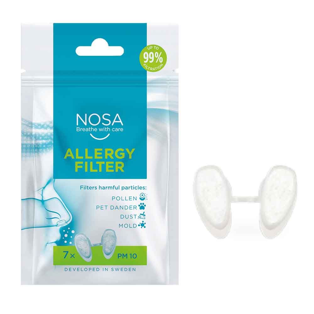 Nasal plugs for allergies and pollution Nosa allergy filter - Removes ...